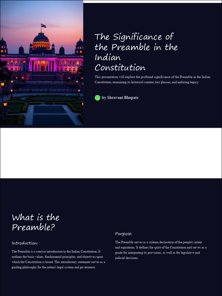 The-Significance-of-the-Preamble-in-the-Indian-Constitution(Shravani ...