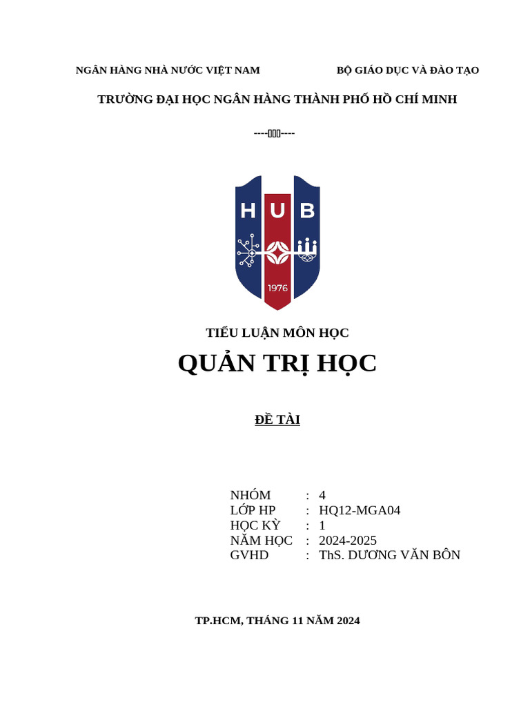 QTH Tieu Luan | PDF
