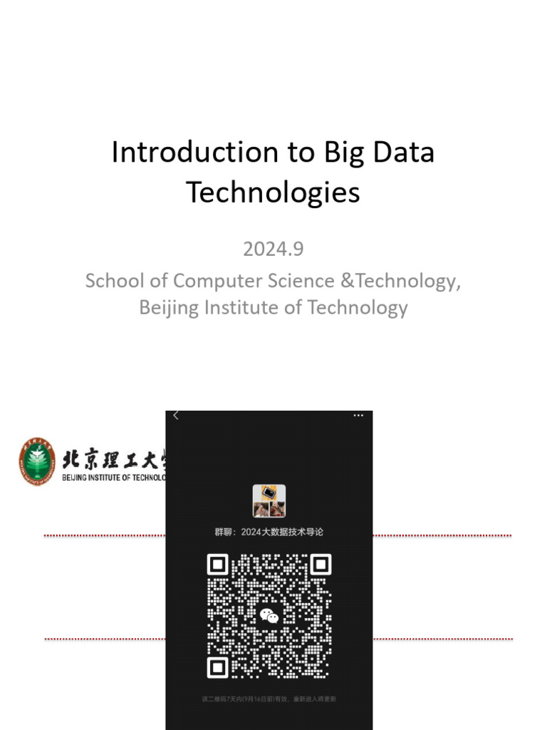 Big Data Technology 2 | PDF | Computing | Computer Science