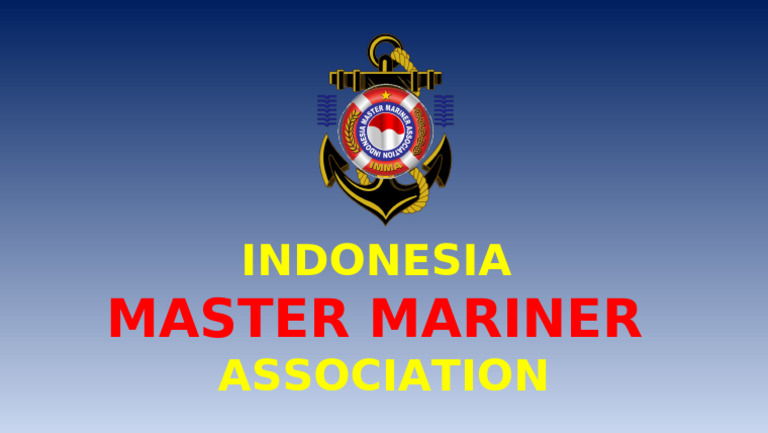 Indonesia Master Mariner Association | PDF