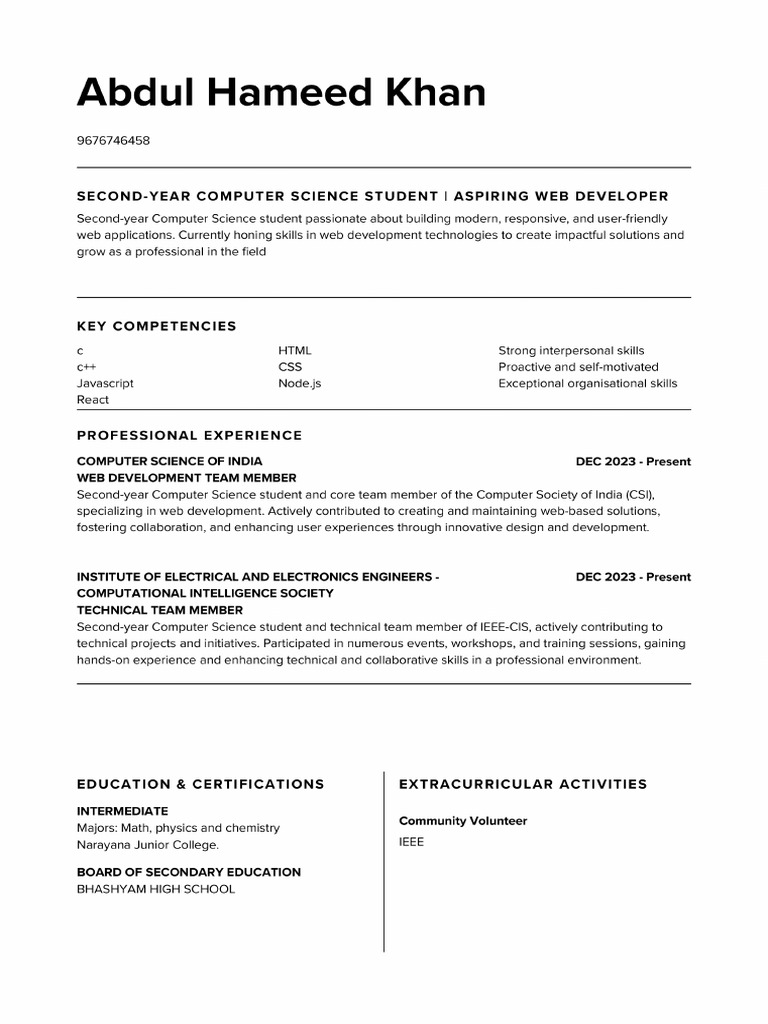 Abdul Hameed Khan (1) | PDF