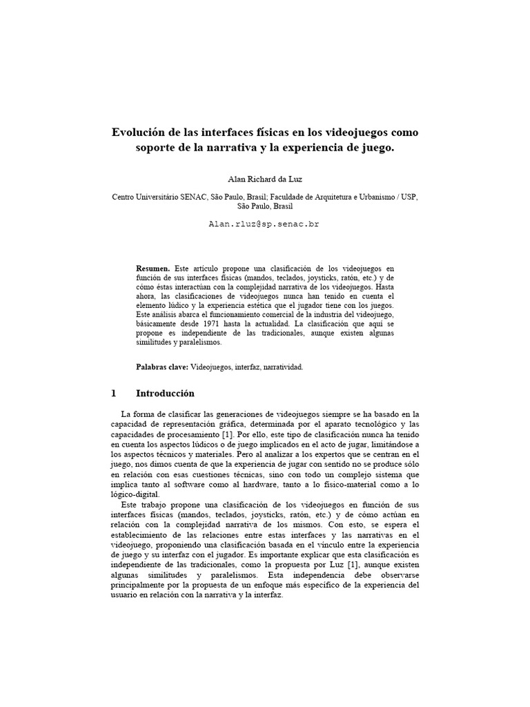 Evolution - of - The - Physical - Interfaces - in es-ES | PDF | Juego ...