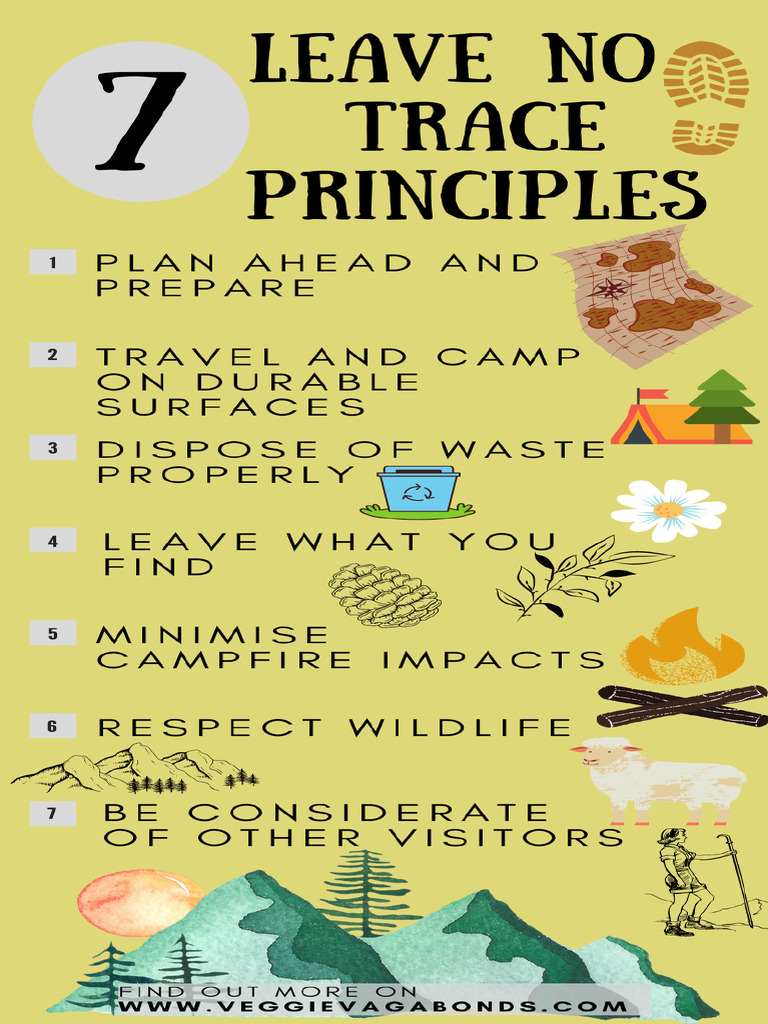 7-Leave-No-Trace-Principles-Infographic- | PDF