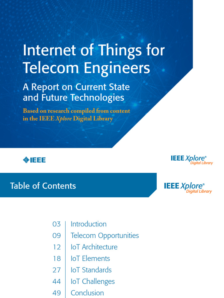 IoT Insights for Telecom Engineers | PDF | Internet Of Things ...