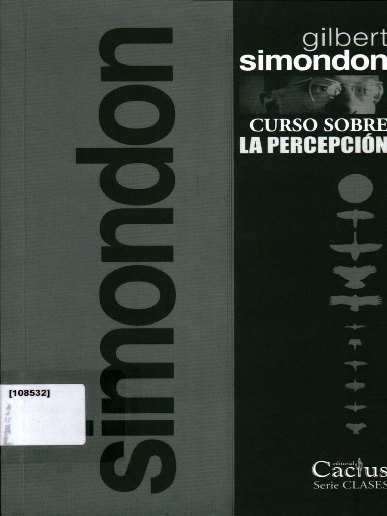 Curso de la persepcion Simondon | PDF