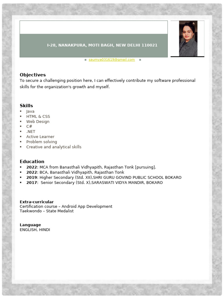 Saum Resume | PDF