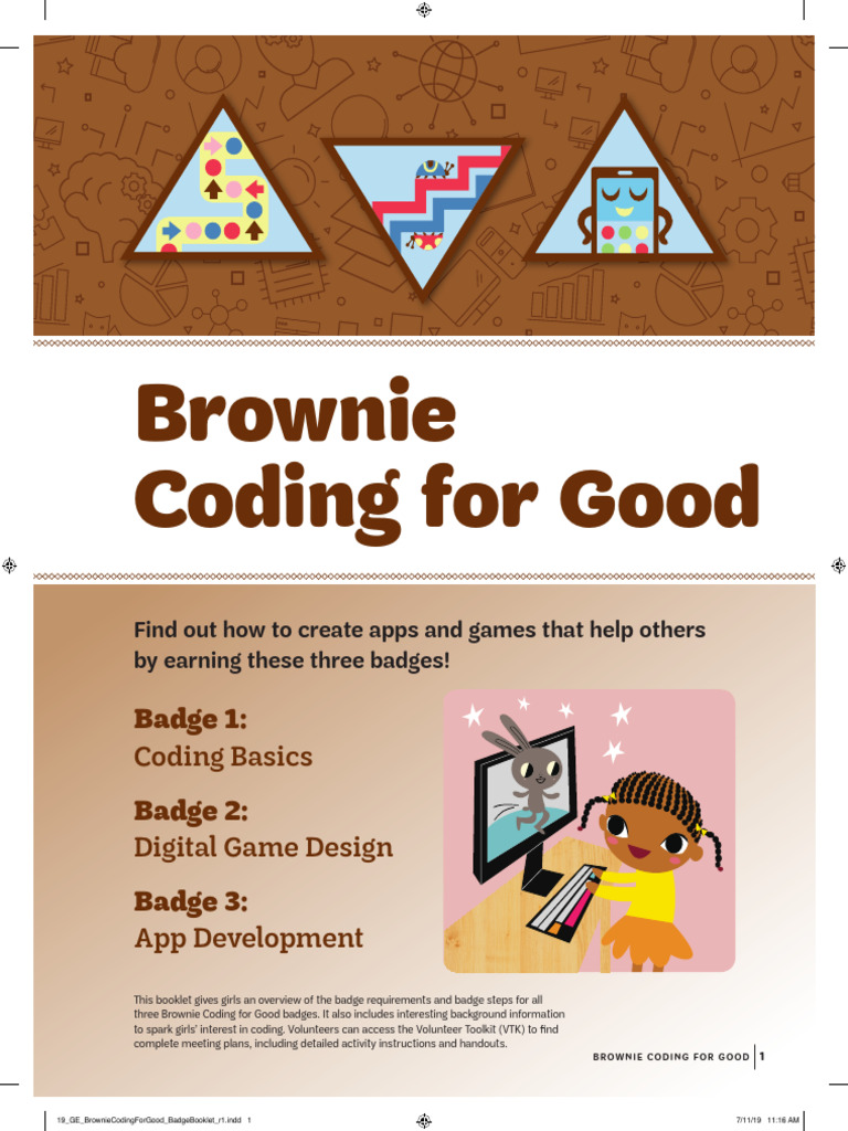 Brownie Coding for Good | PDF | Programmer | Algorithms