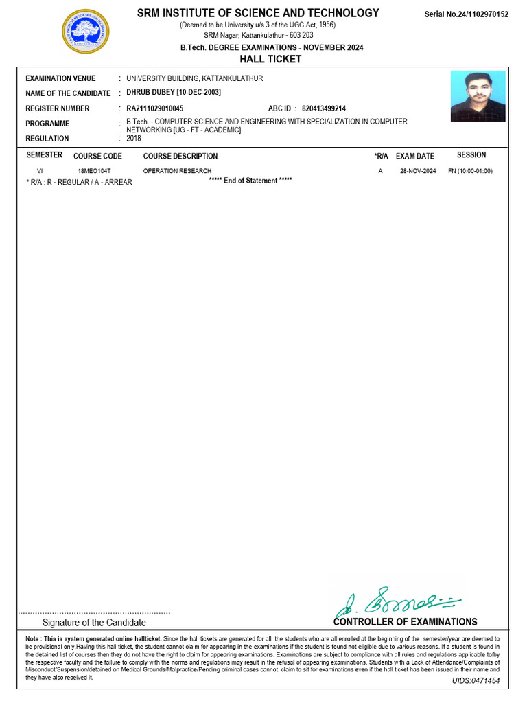 StudentHallticketinner - JSP 2 | PDF | Books