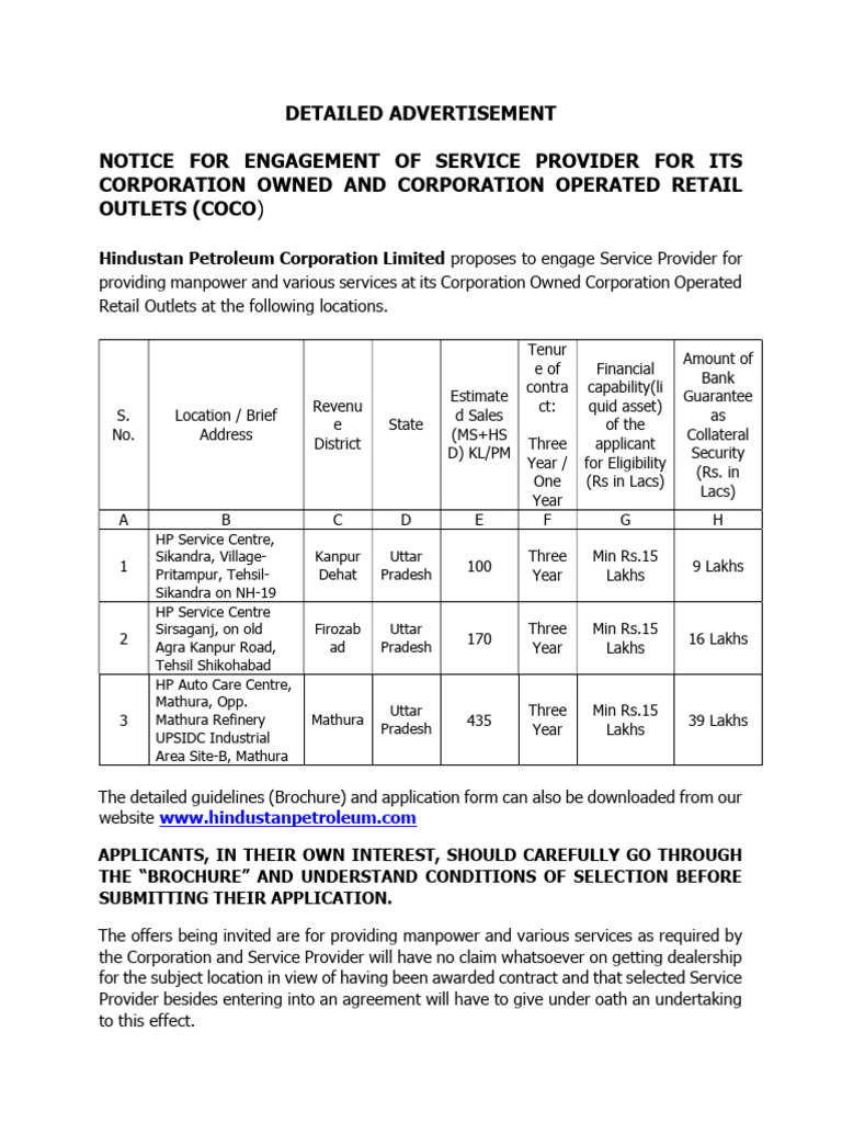 Capsule Advt Appointment UP Annexure-IA 28122023 | PDF