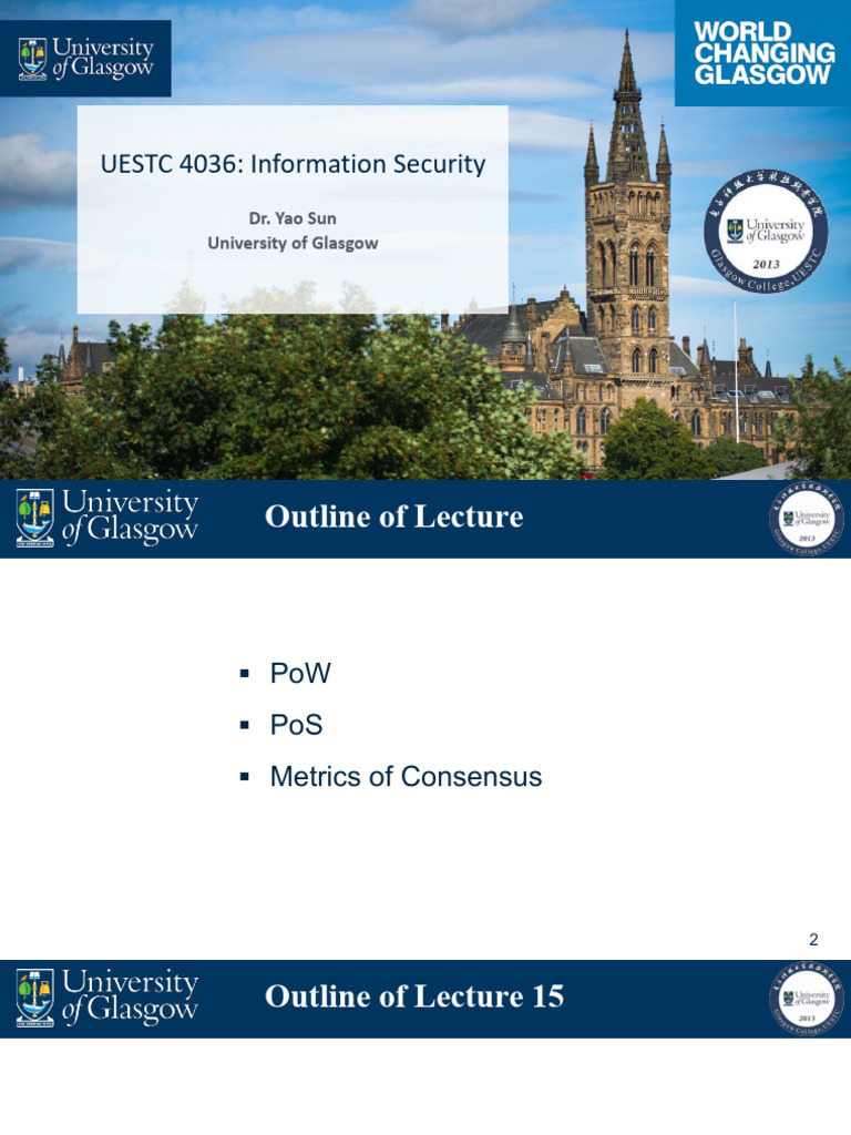 Lecture 14 Blockchain Consensus I Pdf Computer Architecture Security