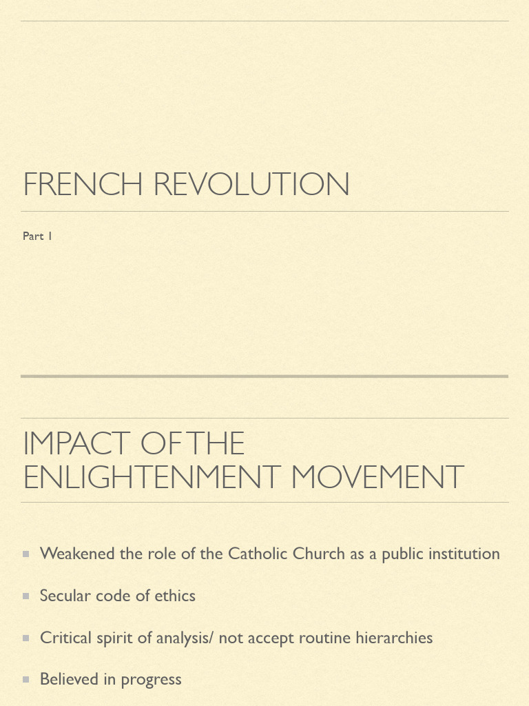 French Revolution Part 1 | PDF | French Revolution | Maximilien Robespierre