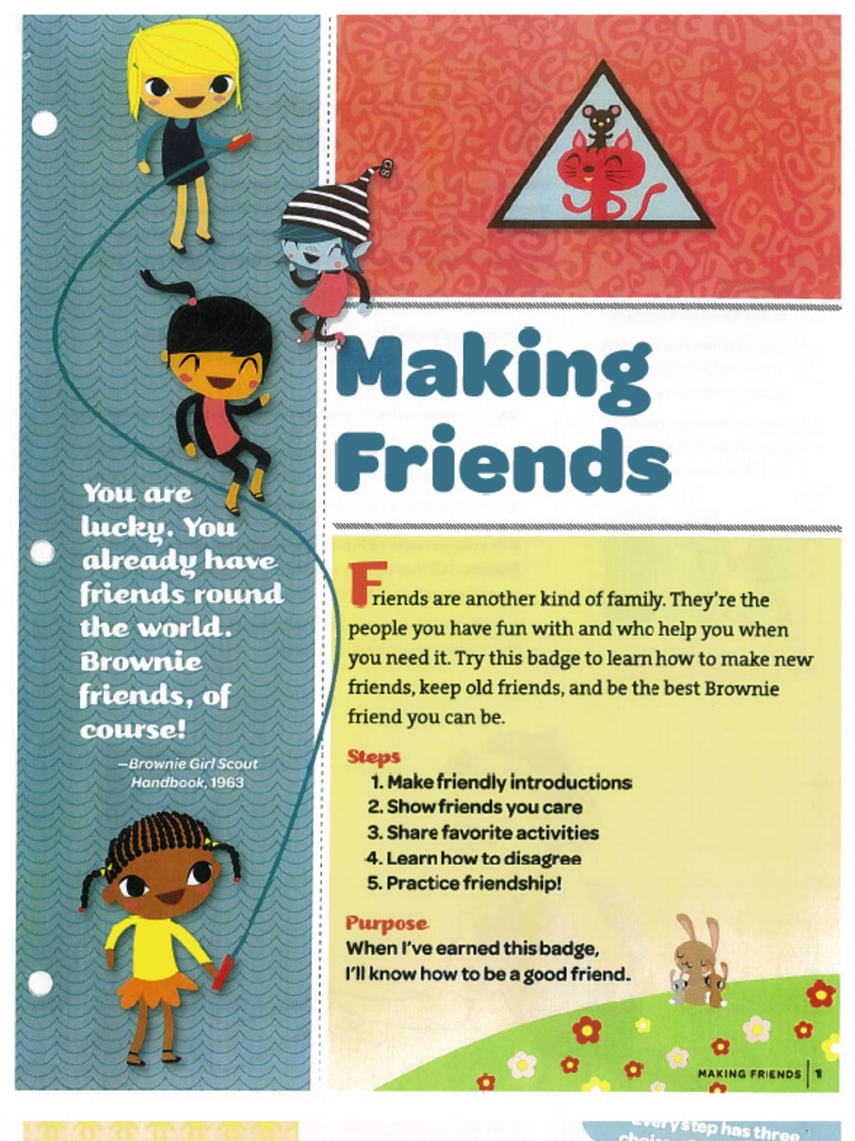 Brownie Making Friends | PDF