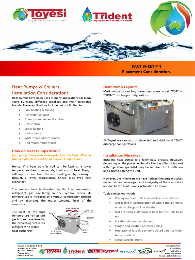Heat Pump Installation Guidelines | PDF | Heat Pump | Building Automation