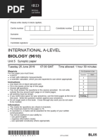 AQA A-level Biology: Haemoglobin Worksheet | PDF | Hemoglobin | Oxygen