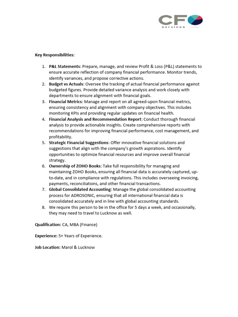 Job Description | PDF