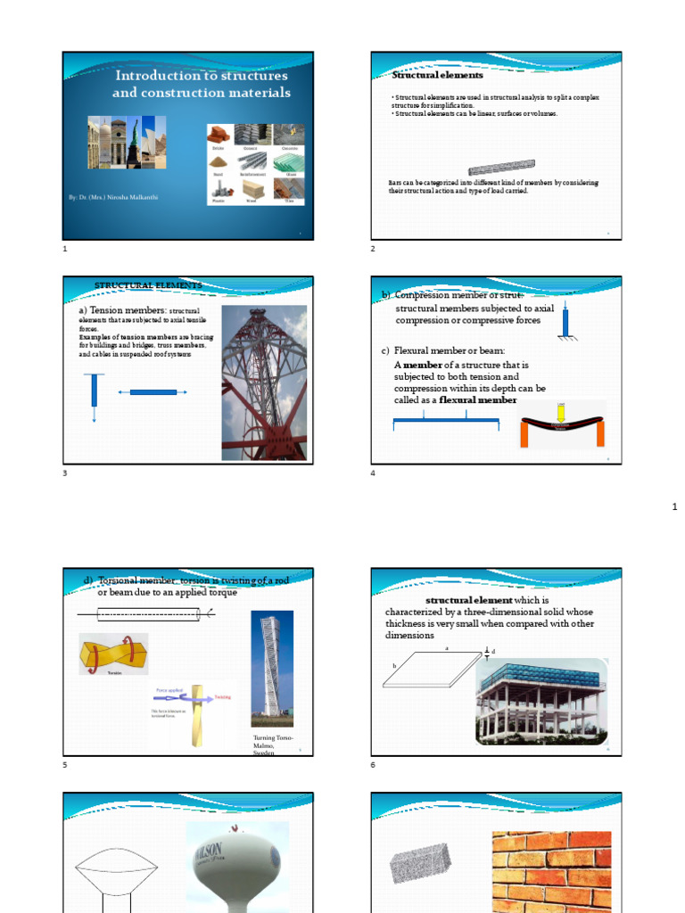 L1-Introduction To Structures | PDF | Beam (Structure) | Truss