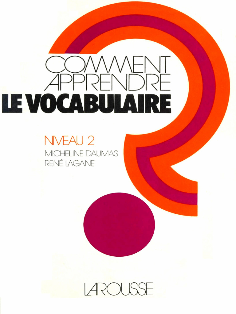 Comment Apprendre Le Vocabulaire | PDF