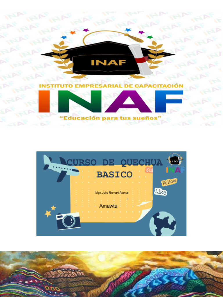 PPT-6ta Clase Quechua | PDF | Idiomas | Estudios de idiomas extranjeros