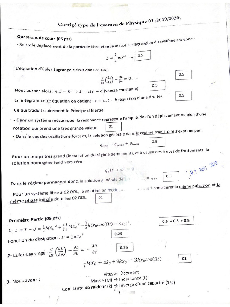 Examen final 2019-2020 (solution) | PDF Examen final 2019-2020 (solution) | PDF