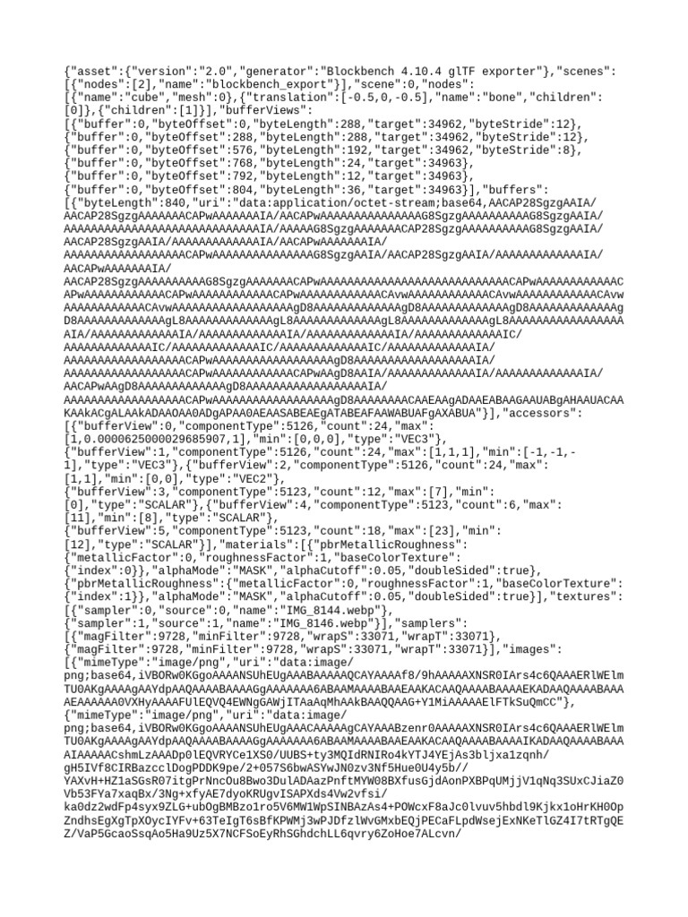 Brick (Item) - Converted - GLTF | PDF | Computer File Formats | Computer Data