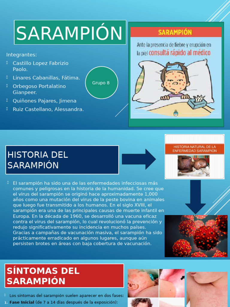 Historia, síntomas y prevención del sarampión | PDF | Sarampión | Vacunas