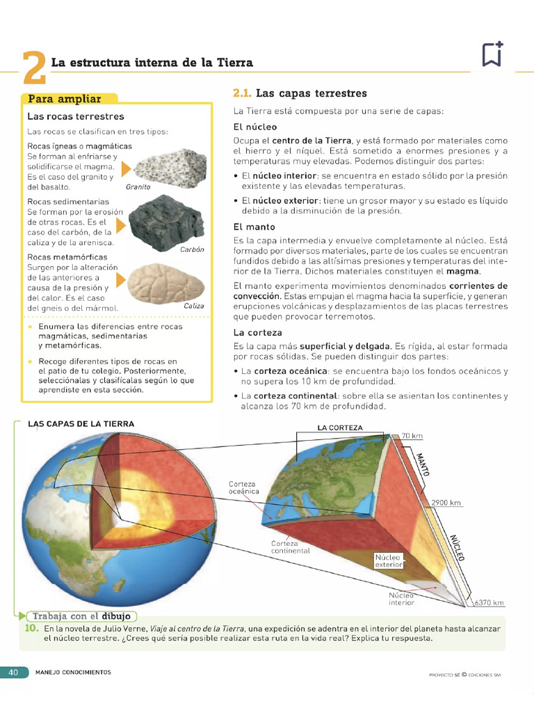 La tierra, volcanes y terremotos. | PDF