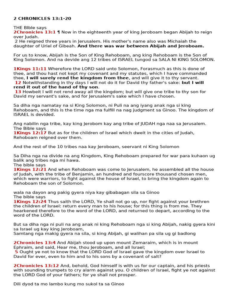 Leading To A Prosperous Life | PDF | Bible Content