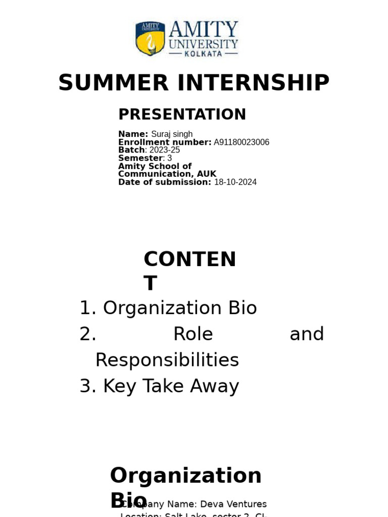 A91180023006 Suraj Singh Summer Internship | PDF