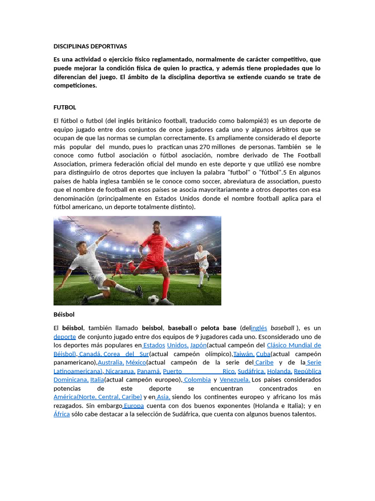 Disciplinas Deportivas Osmar | PDF | Vóleibol | Asociación de Futbol