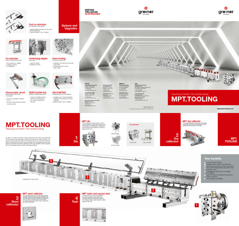 Greiner Extrusion MPT TOOLING En | PDF | Extrusion | Building Engineering