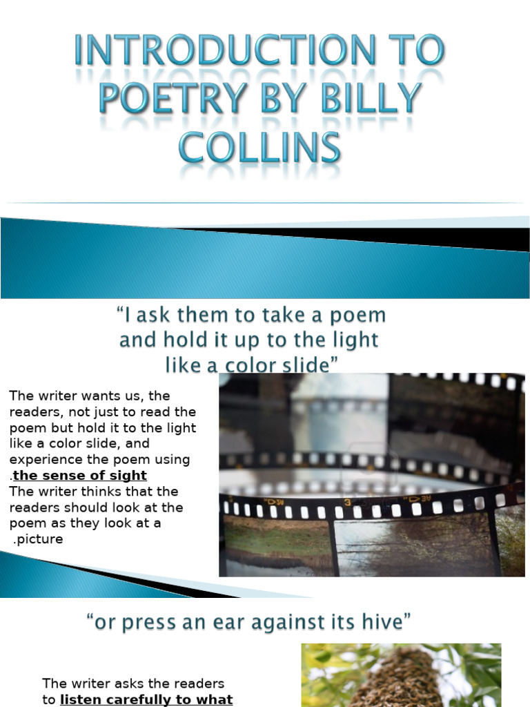 Introduction Poetry Ppt | PDF Introduction Poetry Ppt | PDF
