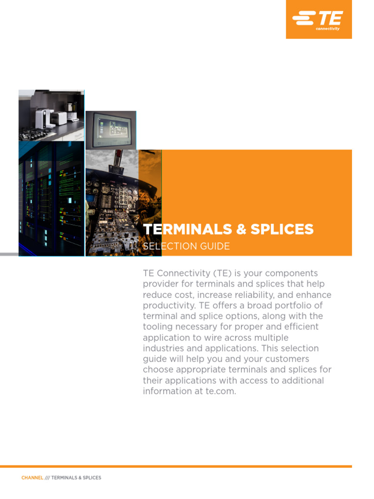terminals-splices-selection-guide | PDF | Electrical Connector | Electrical Engineering