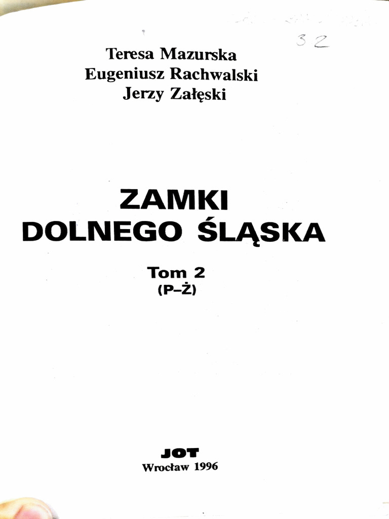 Zamki Dolnego Śląska Red. T. Mazurska | PDF