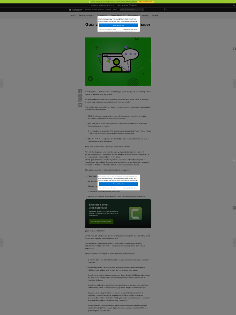 Crear Video Tutoriales | PDF | Youtube | Cookie HTTP