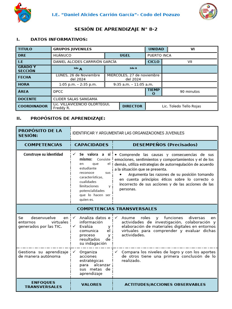 Sesión 06 - 2024 Clider | PDF | Aprendizaje | Evaluación