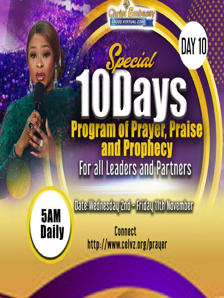 10days of Prayer Prophecy and Harvest Prophetic Declarations | PDF | Glory (Religion) | Jesus