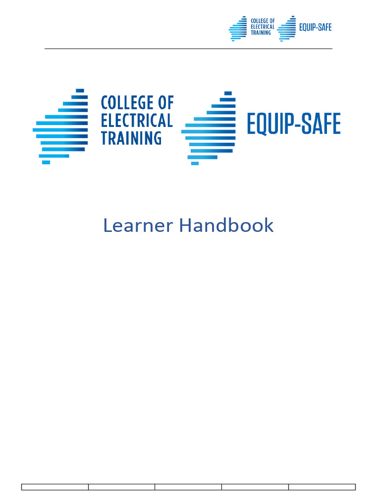 Eti Learner Handbook | PDF | Tax Refund | Vocational Education