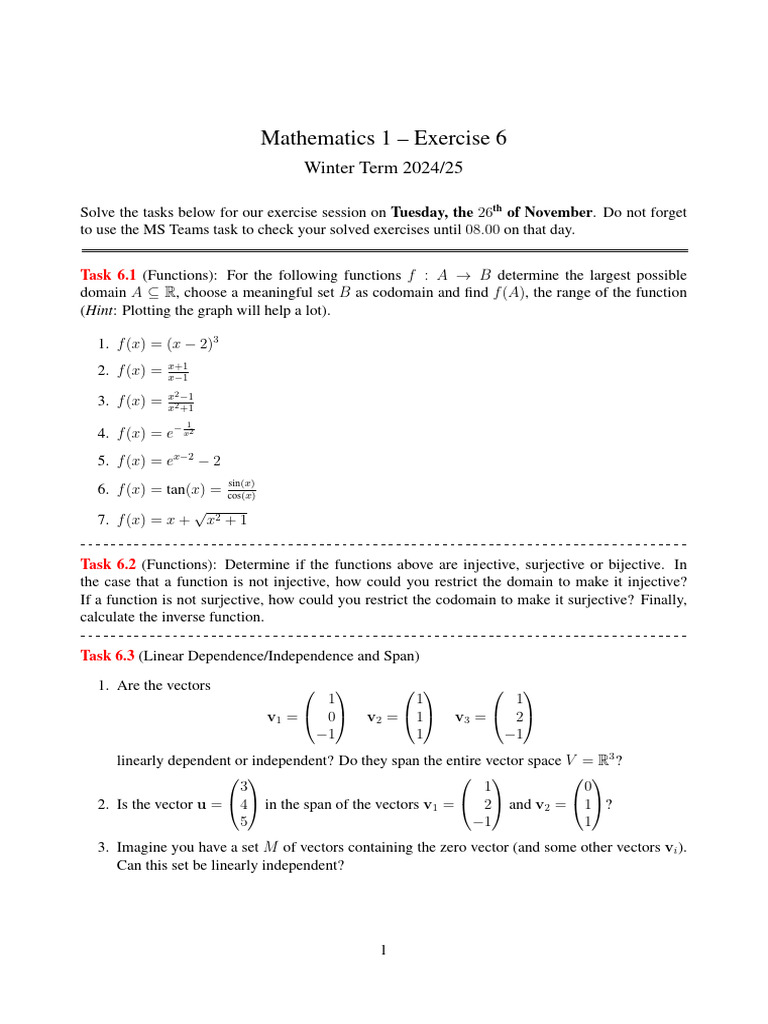 Ex_6 | PDF | Function (Mathematics) | Matrix (Mathematics)