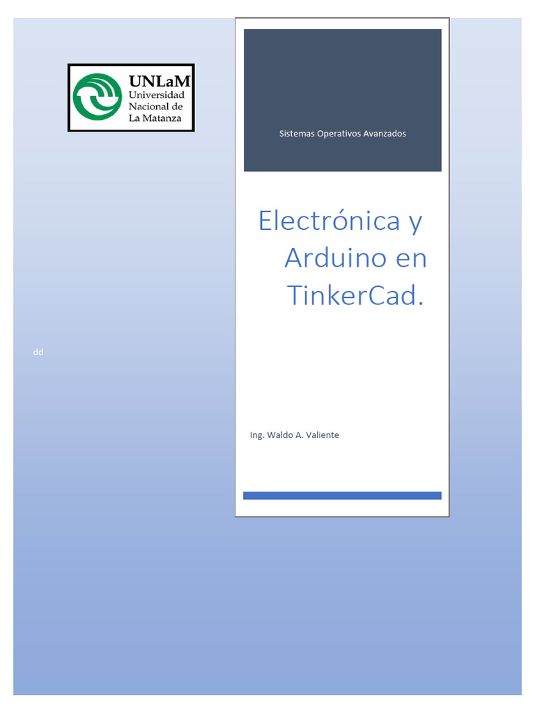 Electronica y Arduino en Tinkercad | PDF | Condensador | voltaje