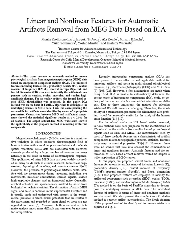 #6 Linear - and - Nonlinear - Features - For - Automatic - Artifacts - Removal - From - MEG ...