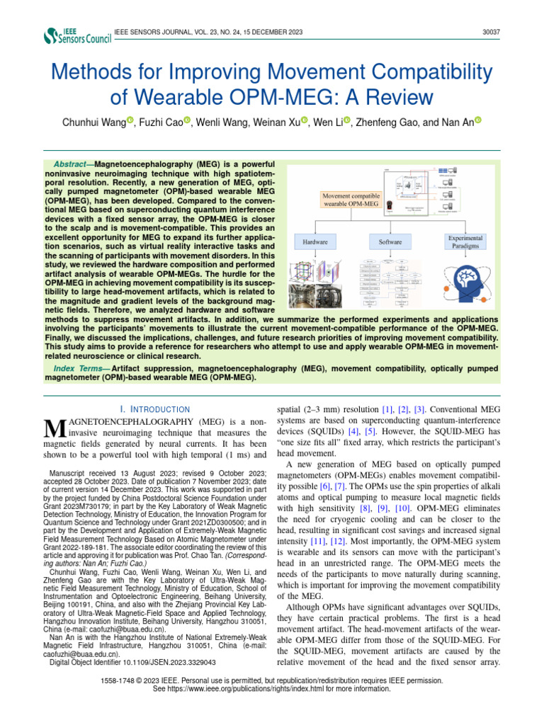#9 Methods_for_Improving_Movement_Compatibility_of_Wearable_OPM-MEG_A_Review | PDF ...