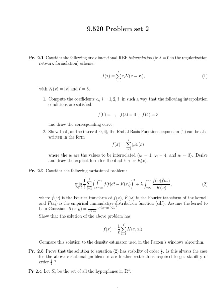 Second Set | PDF | Mathematical Objects | Algorithms