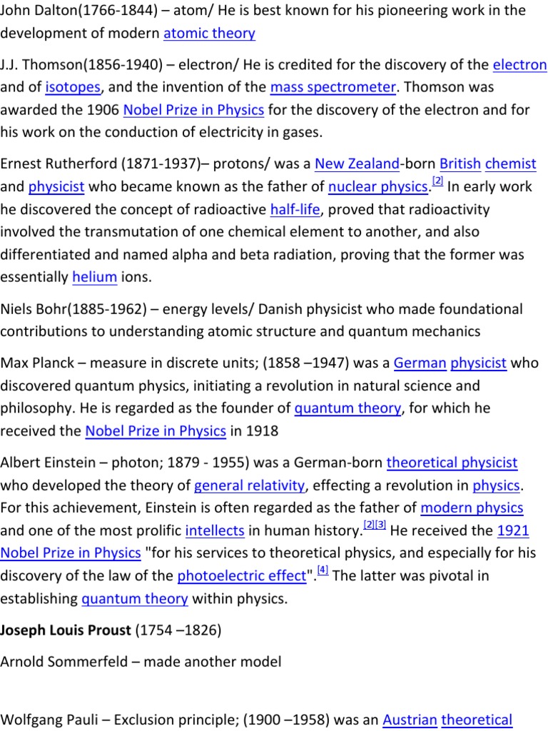 John Dalton | PDF | Quantum Mechanics | Physics