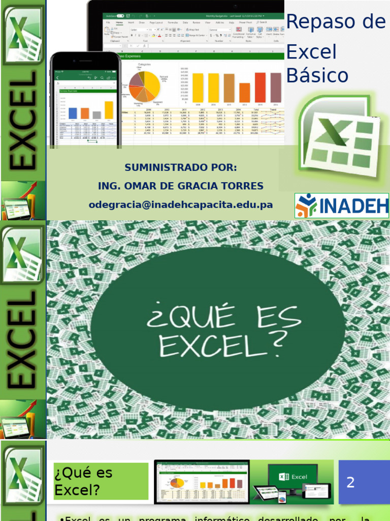 Clase 1. Repaso Excel Básico | PDF | Microsoft Excel | Hoja de cálculo Clase 1. Repaso Excel Básico | PDF | Microsoft Excel | Hoja de cálculo
