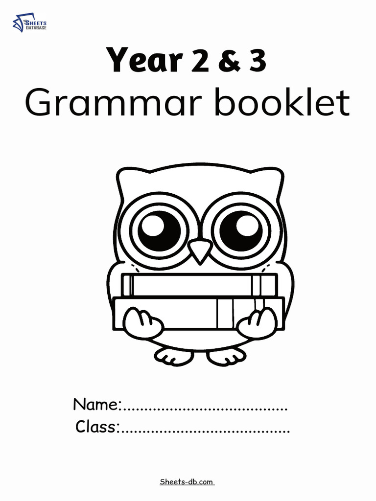 Year 3 Grammar Booklet Sheets Db.com 20241104 151715 ٠٠٠٠ | PDF ...