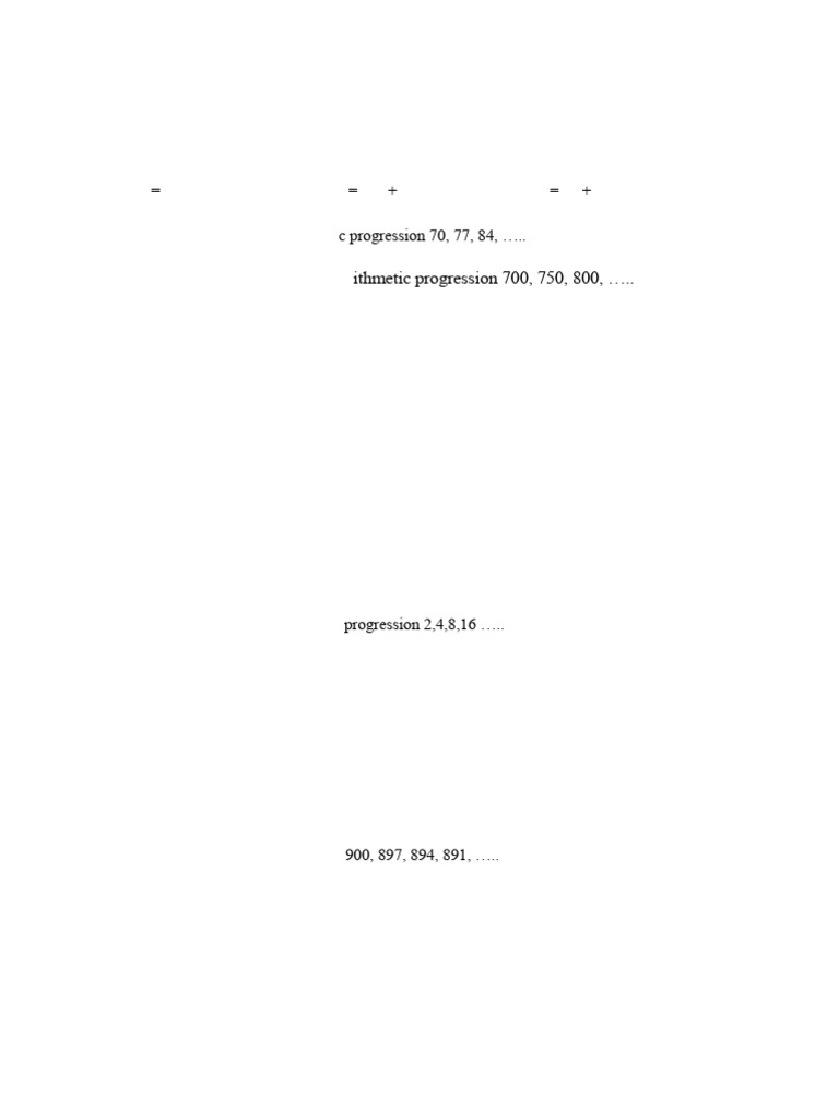 College Math Worksheet: Sequences & Series | PDF | Arithmetic | Mathematical Analysis