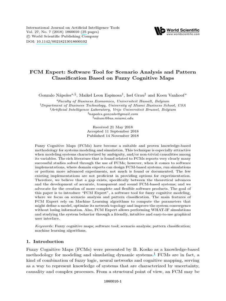 FCM Expert - Paper | PDF | Machine Learning | Fuzzy Logic