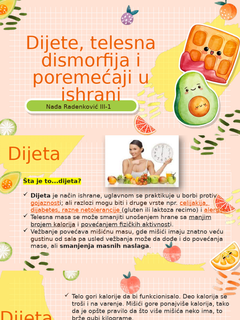 Dijete Poremecaji Ishrane | PDF