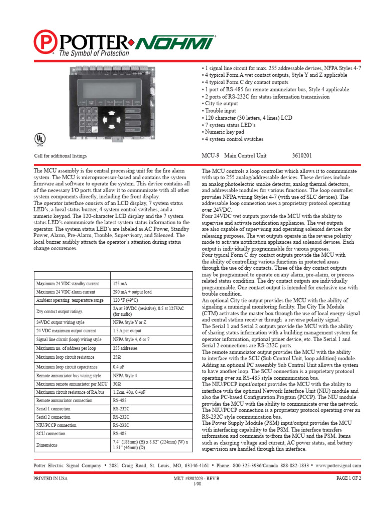 PANEL MCU9 | PDF | Microcontroller | Power Supply