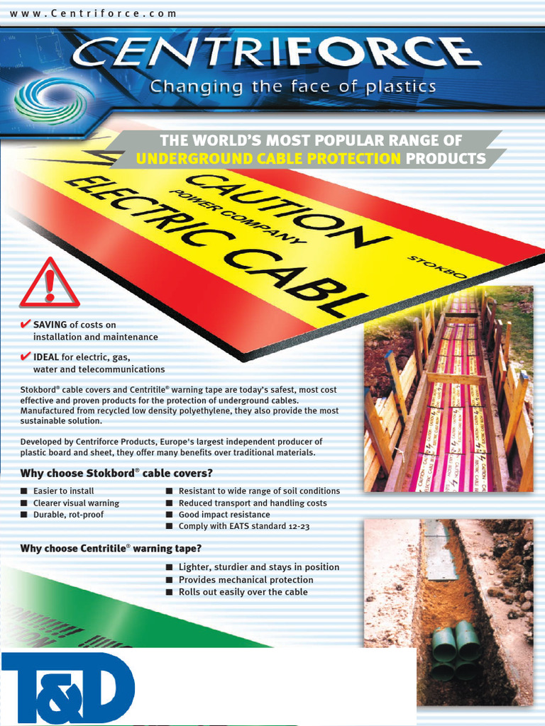 Stokbord-Cable-Covers---Underground-Cable-Protection-LV-HV-EHV | PDF ...